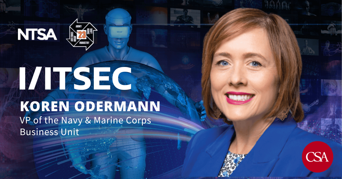 Koren Odermann Accepted into I/ITSEC Training Sub-Committee, Chairperson, I/ITSEC Leadership ...